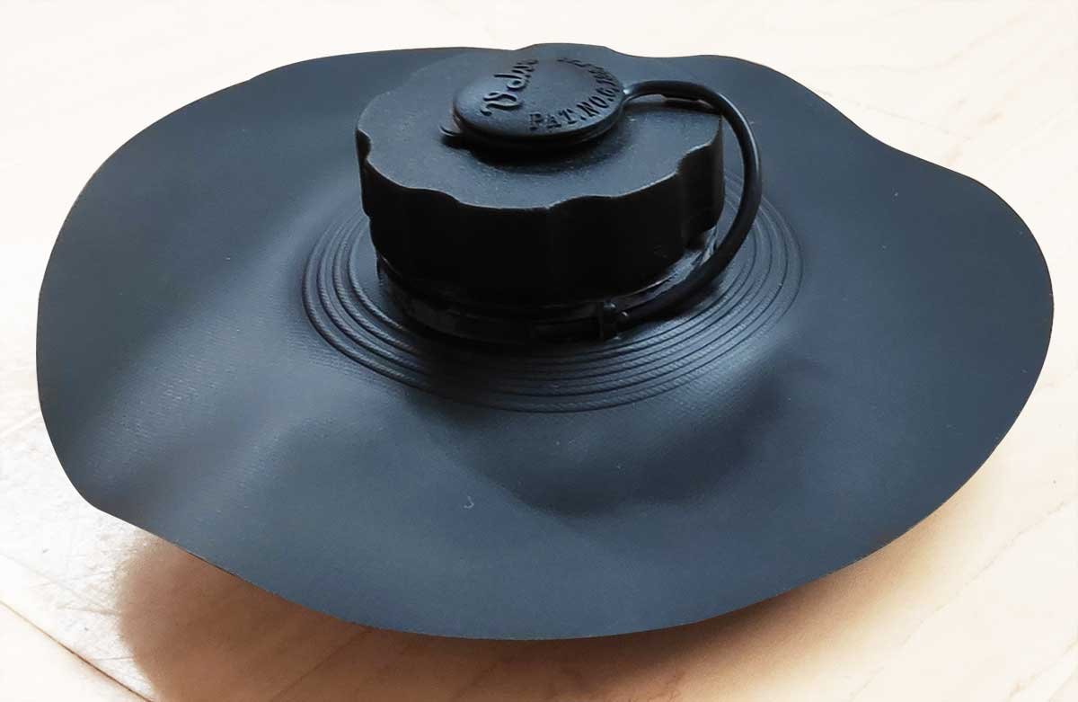 PackRafts - Ventil mit angeschweißten Patch, 19,90